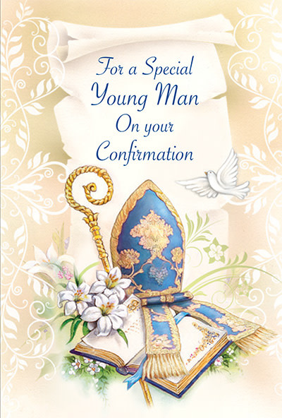 Card - Confirmation (Boy), Special Young Man - Reilly's Church Supply ...