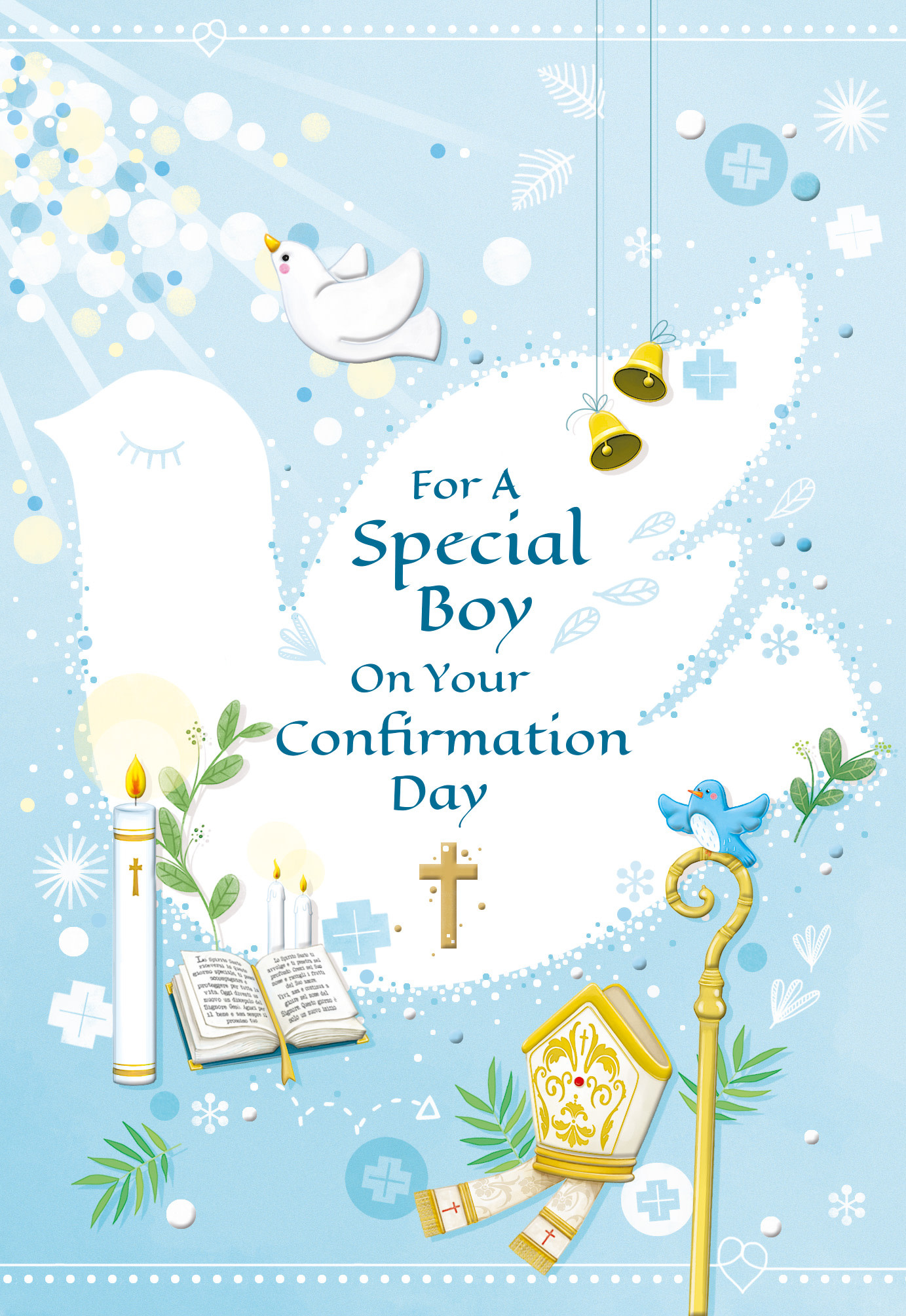 Card - Confirmation (Boy), Dove - Reilly's Church Supply & Gift Boutique