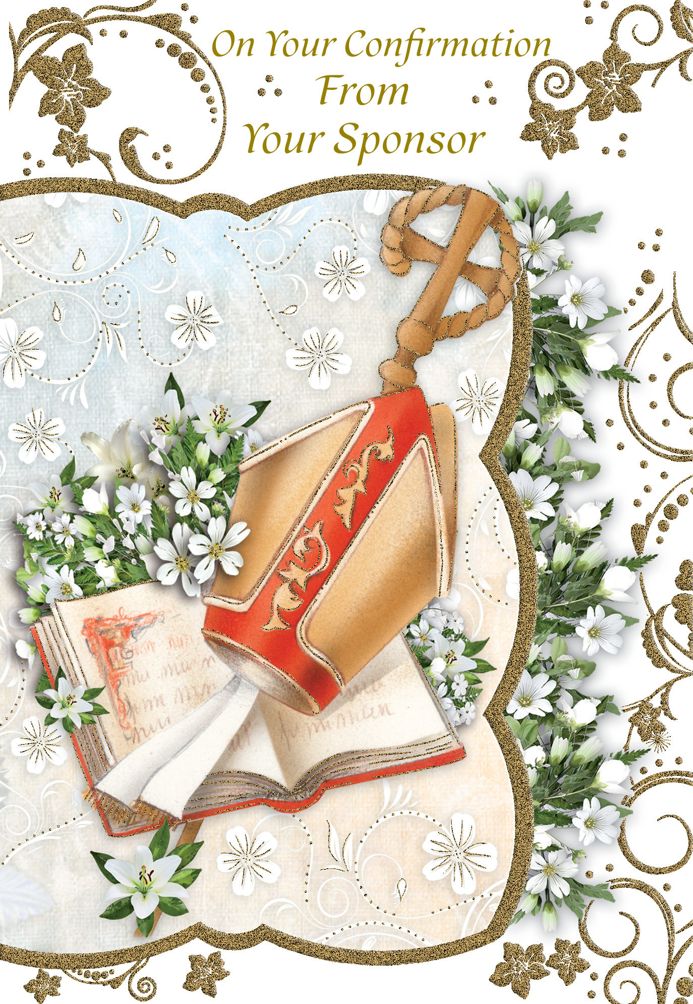 Card - Confirmation (from Sponsor), Gold Detailing - Reilly's Church ...