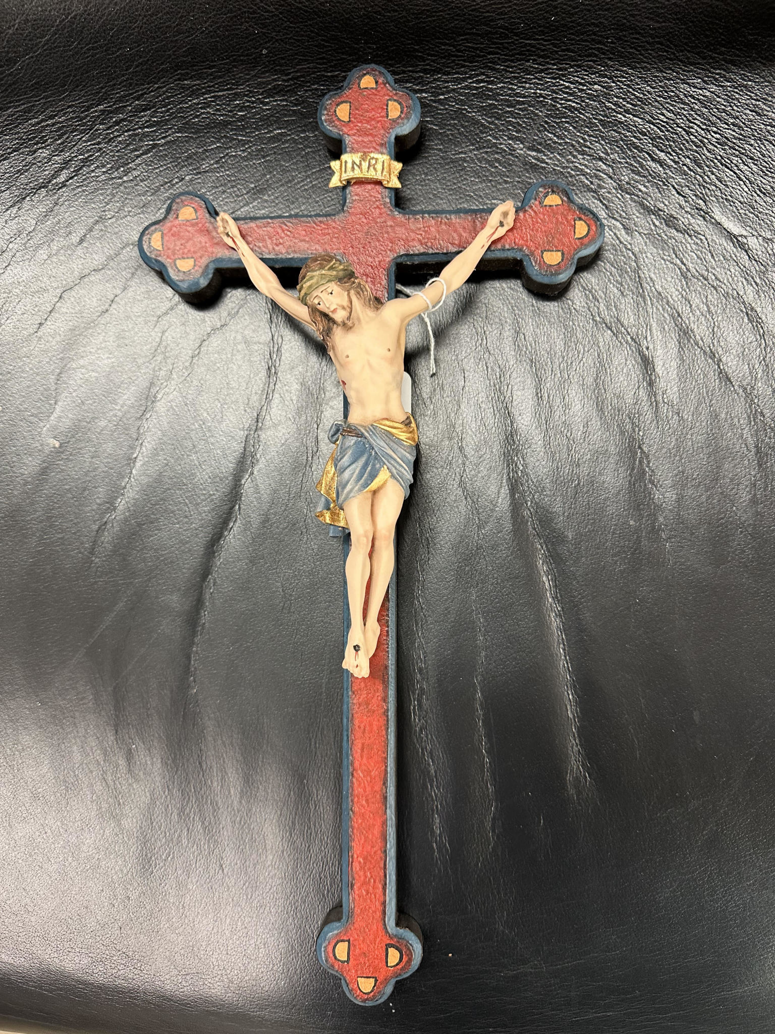 Crucifix - Siena Corpus, Color, Baroque Antique Cross 6/14 - Reilly's ...