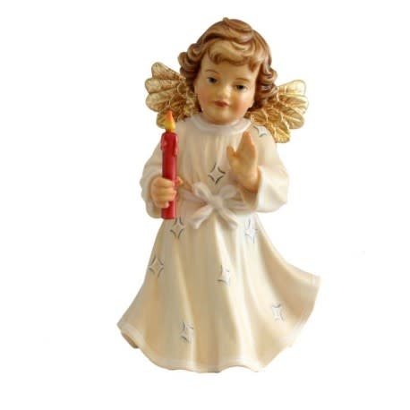 Angel with Candle Wood Carved (5cm) - Reilly's Church Supply & Gift ...