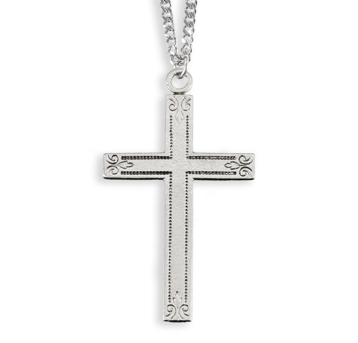 Pendant - Pewter Cross - Reilly's Church Supply & Gift Boutique