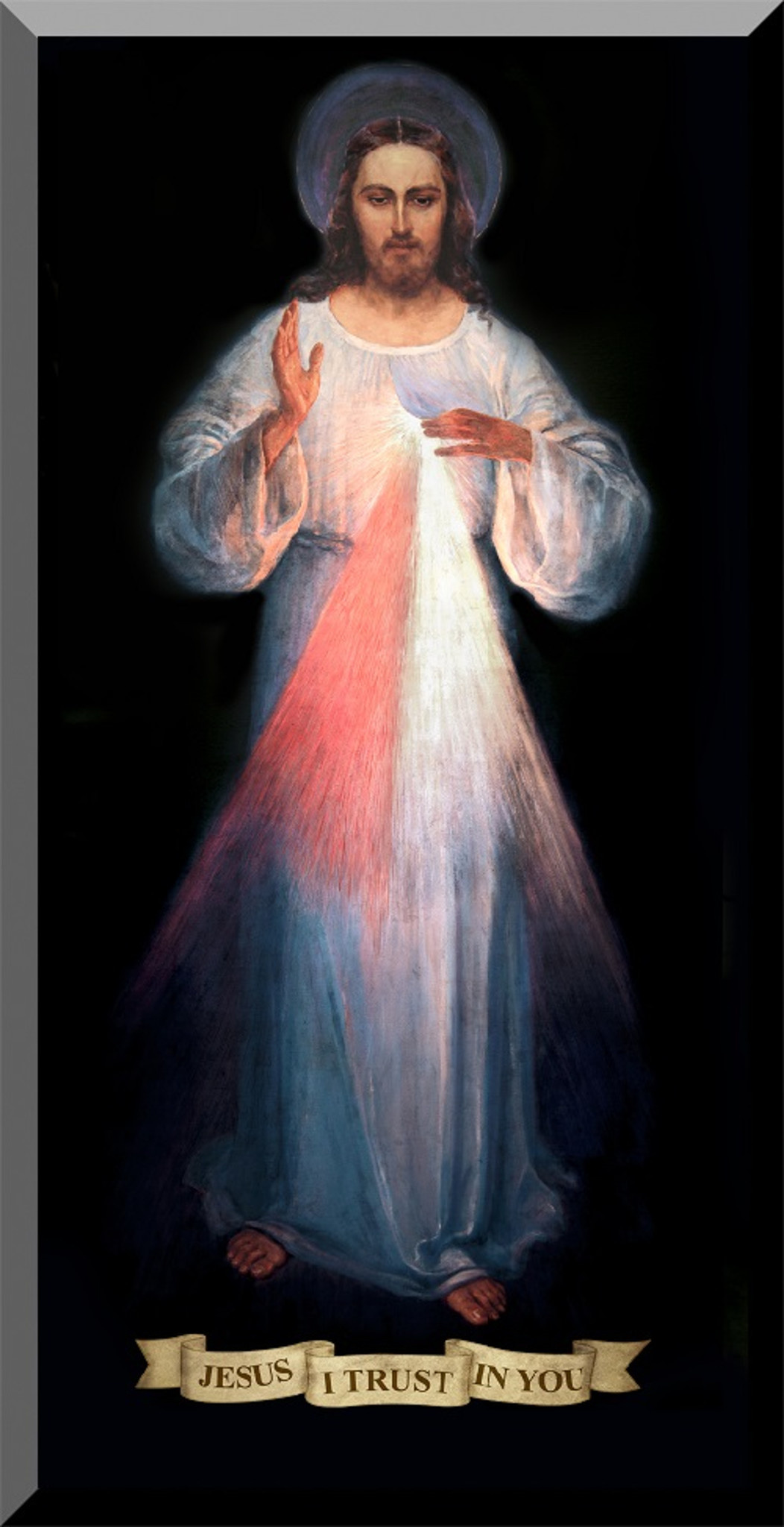 Wall Plaque - Divine Mercy, Vilnius (8x16") - Reilly's Church Supply ...