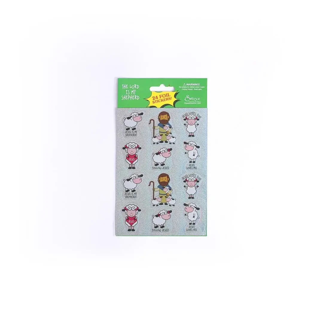 Stickers - Lord is My Shepherd (24) - Reilly's Church Supply & Gift ...