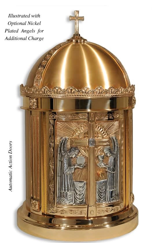 Tabernacle - High Polish Bronze with Nickel Plated Angels - Reilly's ...