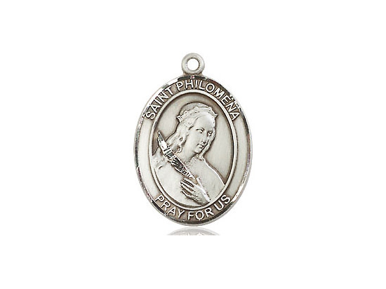 St. Philomena Medal, Sterling Silver - Reilly's Church Supply & Gift ...