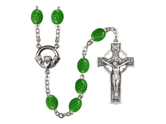 Claddagh Shamrock Rosary - Reilly's Church Supply & Gift Boutique