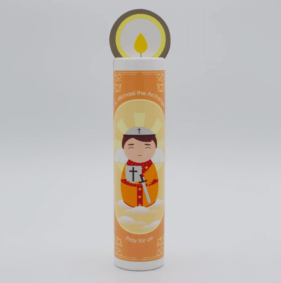 Wooden Prayer Candle - - Reilly's Church Supply & Gift Boutique
