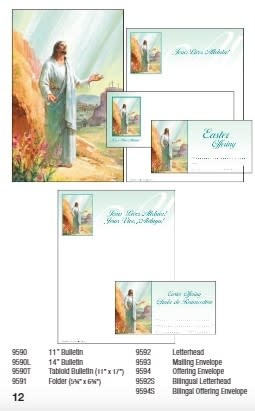 Offering Envelopes-Easter-Bilingual - each - Reilly's Church Supply ...