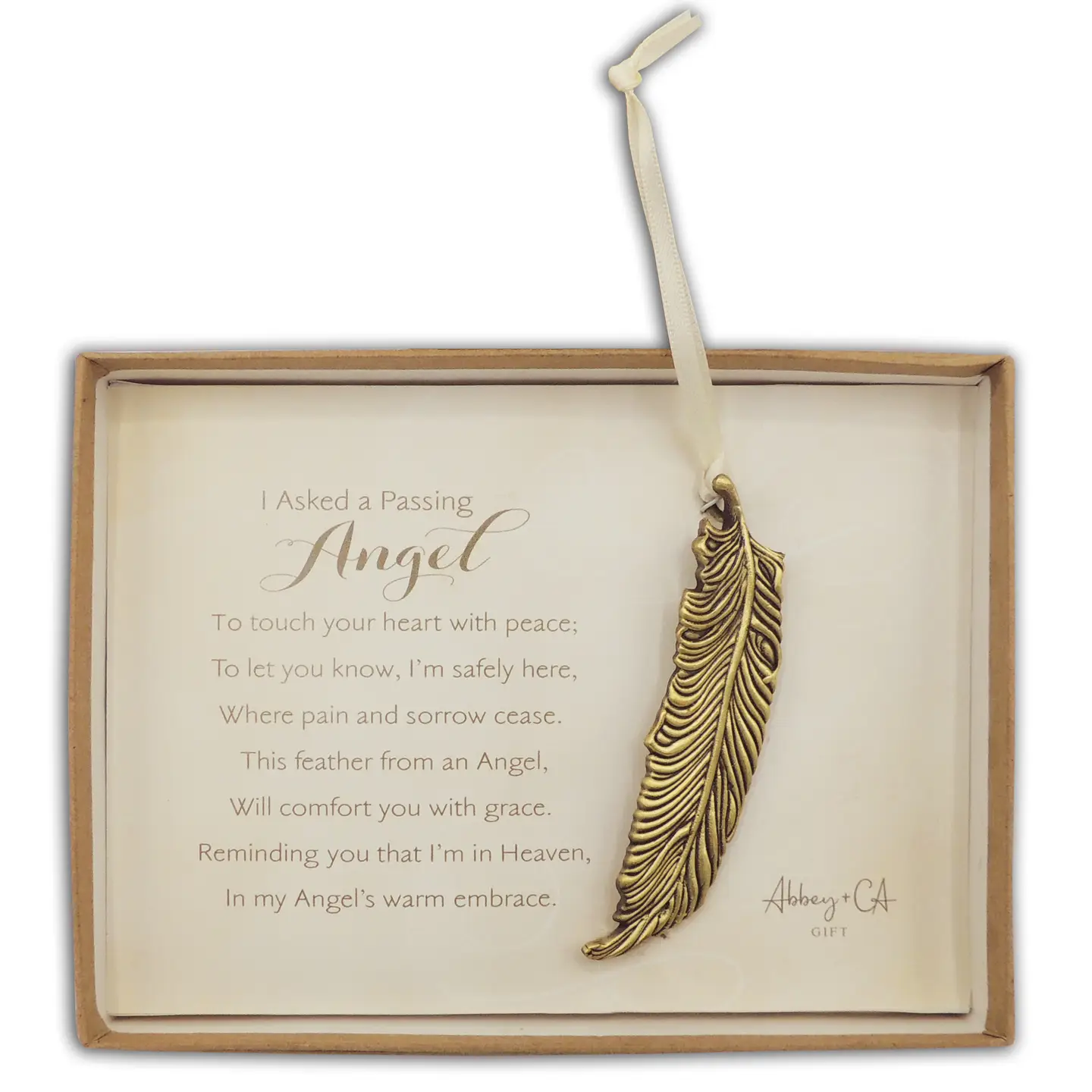 Passing Angel Feather Ornament - Reilly's Church Supply & Gift Boutique