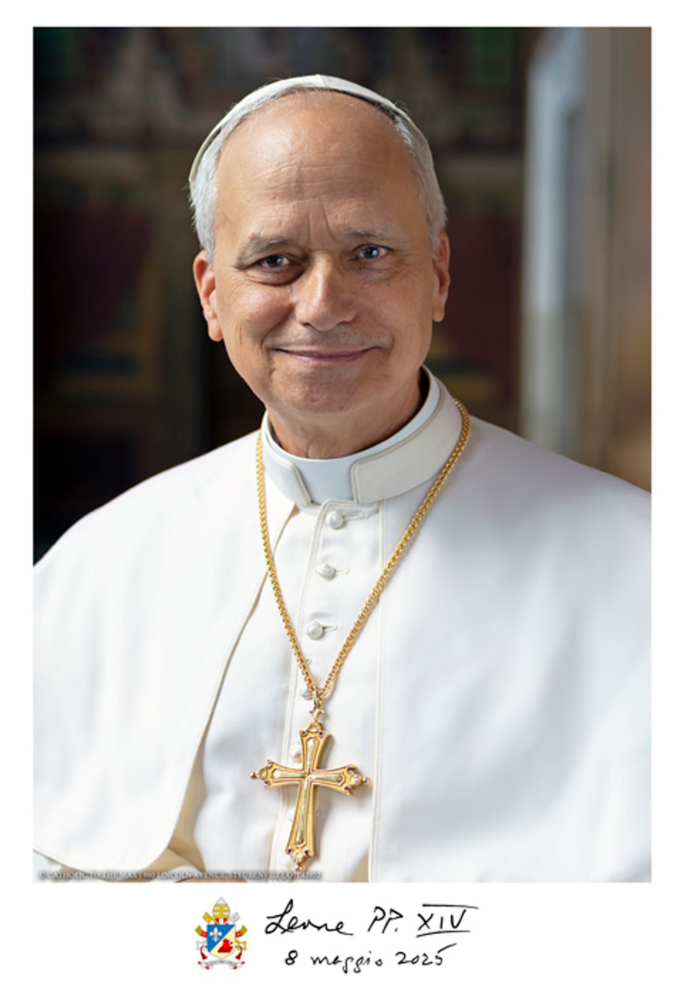 Classroom Poster - Pope Leo XIV Official Portrait (13 x 19") - Reilly's ...