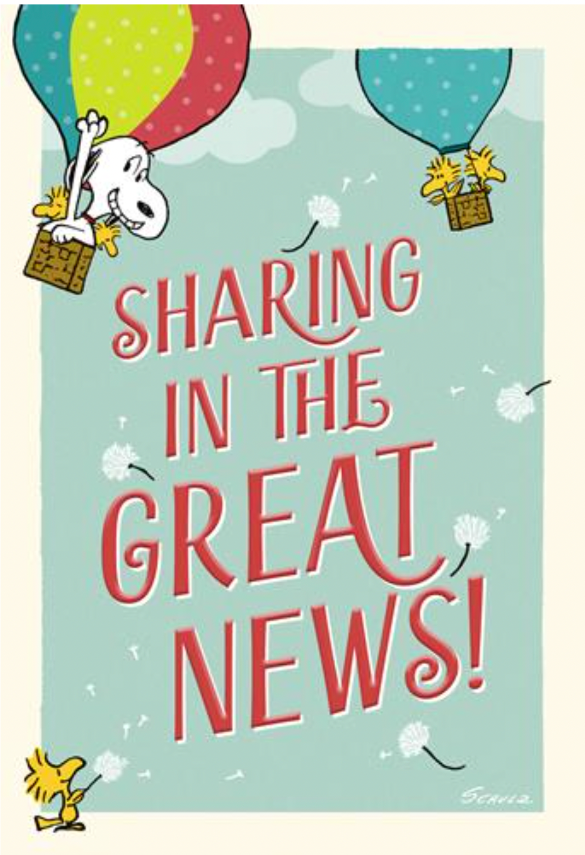 Congratulations Card - Sharing in The Great News (Peanuts) - Reilly's ...