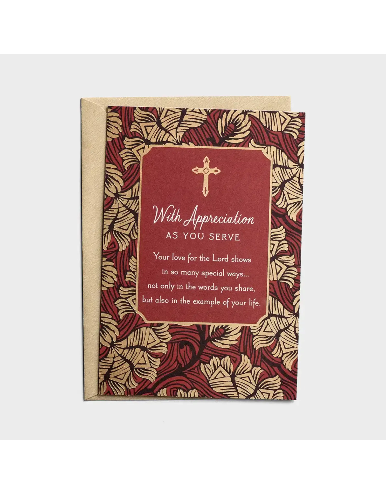 Ministry Appreciation Card - With Appreciation as You Serve - Reilly's ...