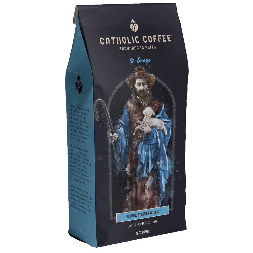 Catholic Coffee Coffee - St. Drogo (Ethiopian Medium Roast) - Reilly's ...