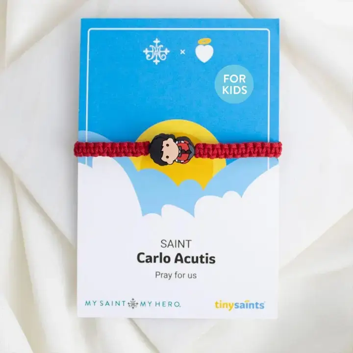 Tiny Saint Bracelet - St. Carlo Acutis for Kids - Reilly's Church ...