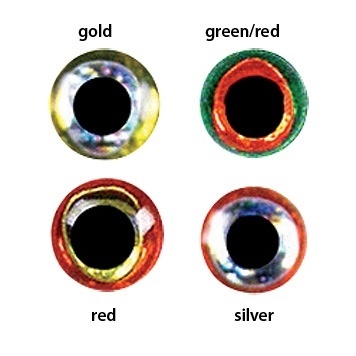 Orvis Jurassic Eyes Gold/Red 6mm - Royal Gorge Anglers