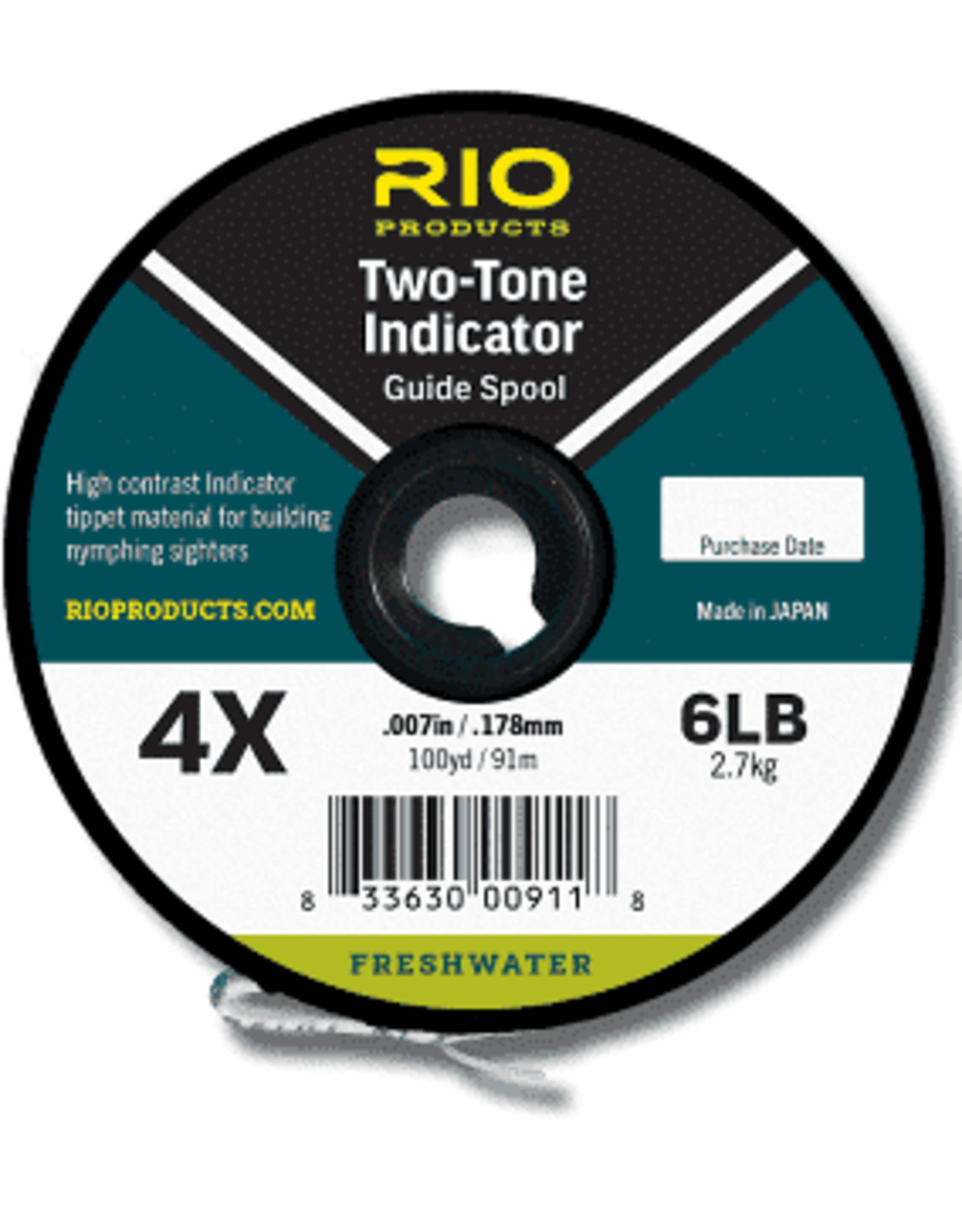 Rio Indicator Tippet Guide Spool 4X - Royal Gorge Anglers