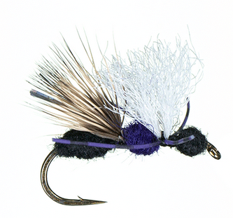 Galloup's Hi-Vis Ant Acid (3 Pack) #14 Black/Purple - Royal Gorge Anglers