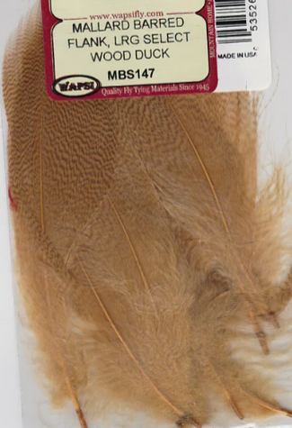 Wapsi Mallard Flank LG Select Dyed Wood Duck - Royal Gorge Anglers