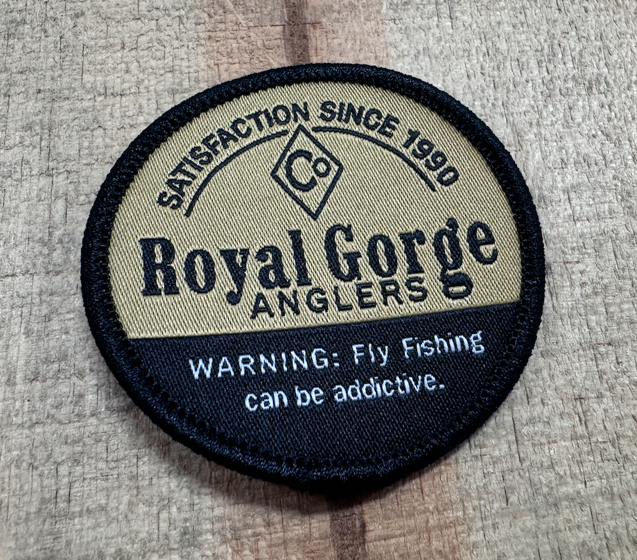 Royal Gorge Anglers Addictive Woven Patch - Royal Gorge Anglers