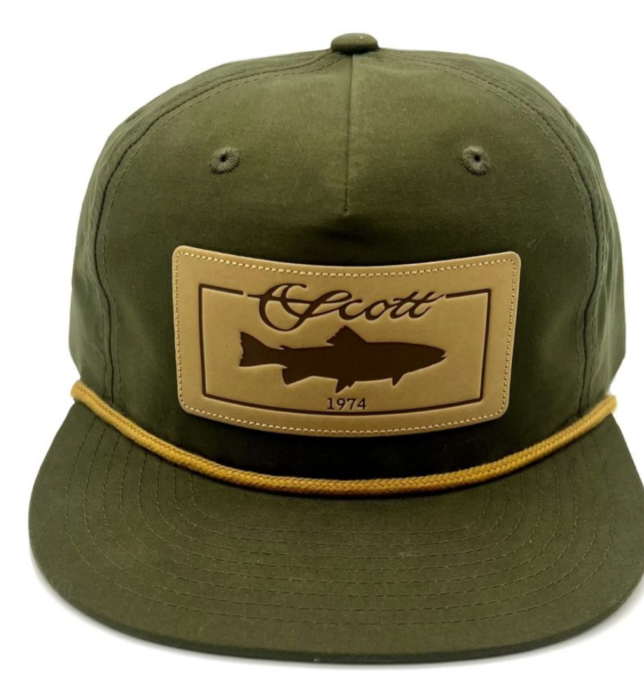 SCOTT Leather Patch Hat - Royal Gorge Anglers
