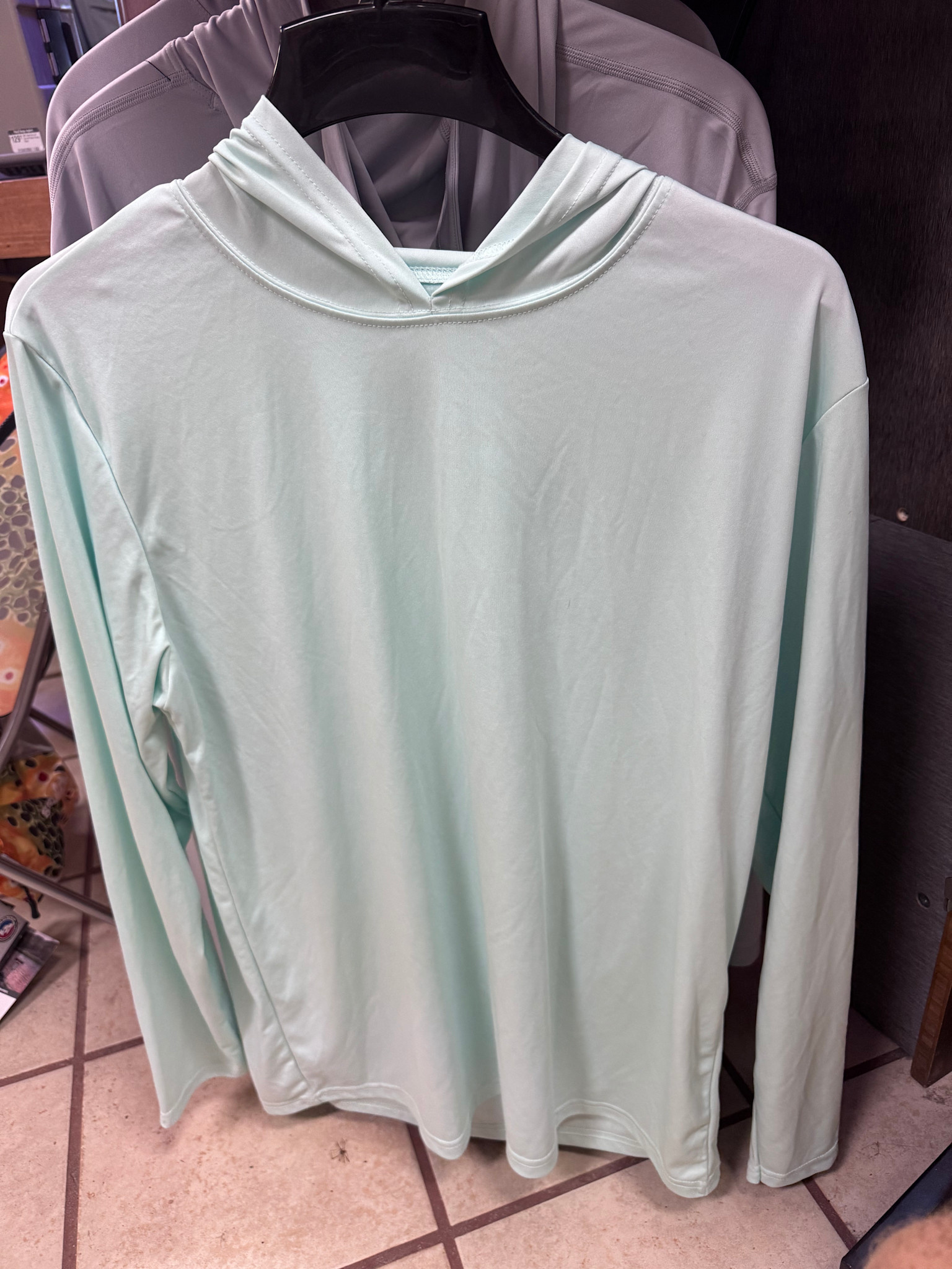 Sea Threads Sun Hoody (Sea Foam-Large) - Royal Gorge Anglers