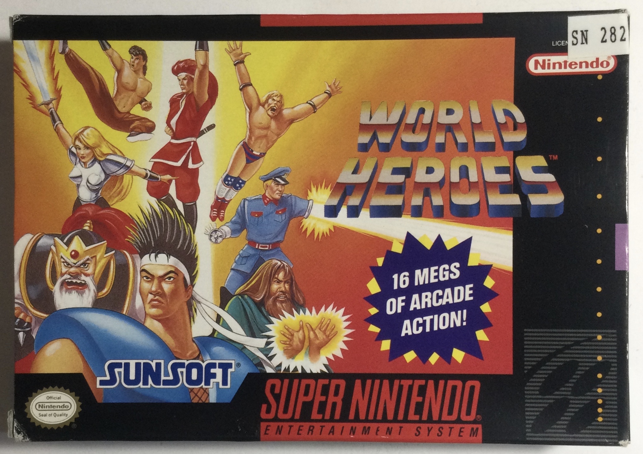 World Heroes for Super Nintendo Entertainment System (SNES) - CIB ...