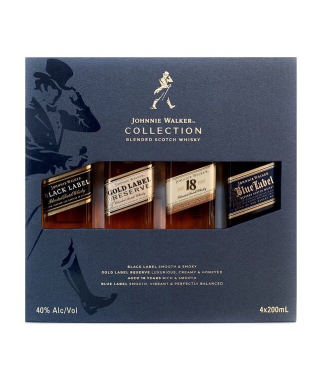 Johnnie Walker Gift Set 4pk| 200ml - Gaspar's Liquor Shoppe