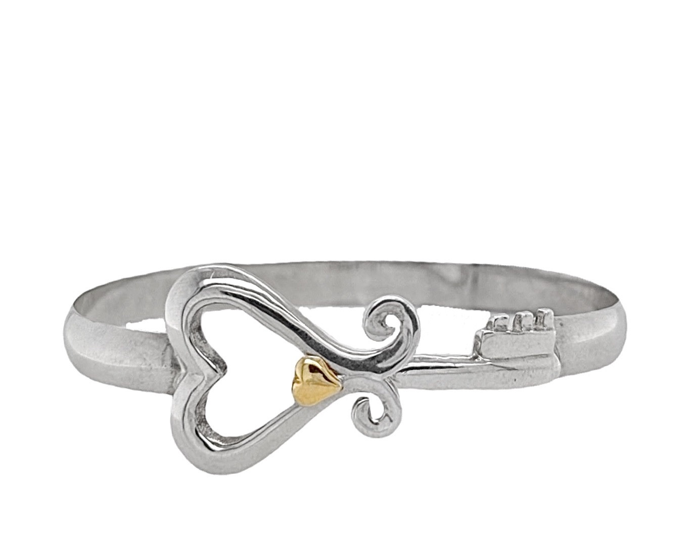 TQ Original 6mm/6.5" "Key to her Heart" bracelet 14k yellow gold ...