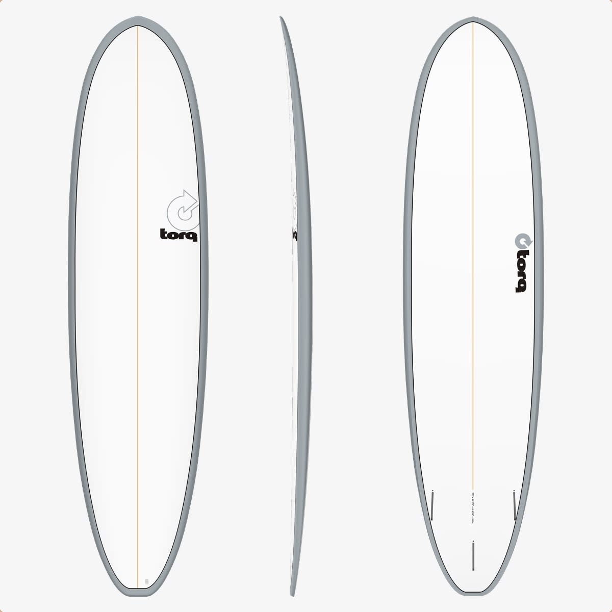 7'8" Torq Mod Fun V+ Grey Rail - Surfari