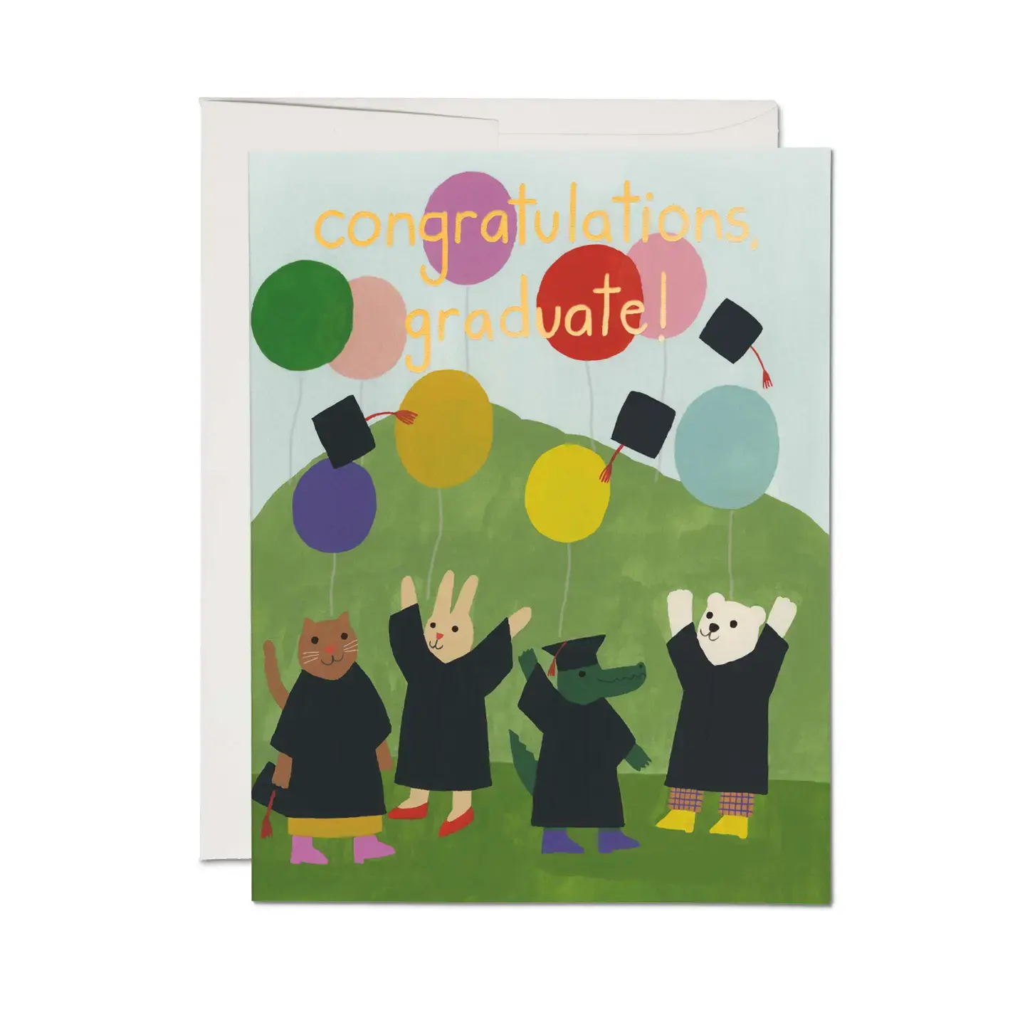 Celebration Critters Card - Orange Bird