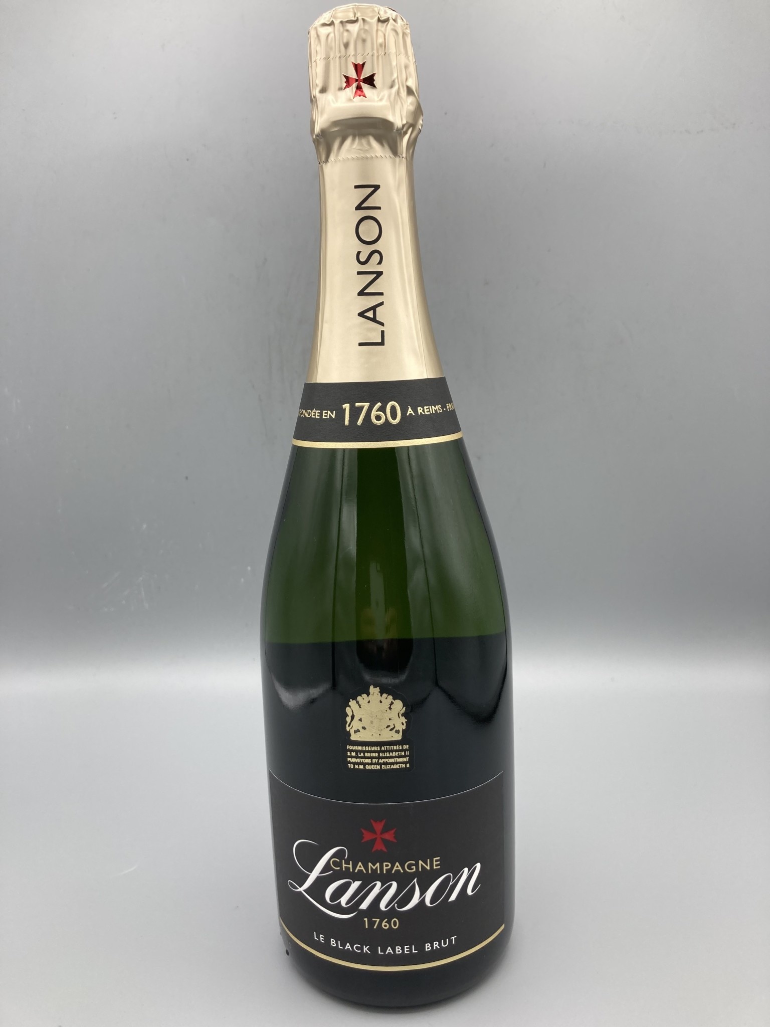 Lanson Champagne black label brut 12.5% abv 750ml - Holly Main liquor