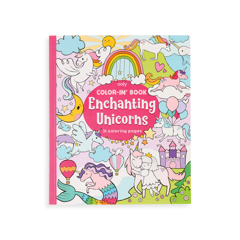 Enchanting Unicorn Coloring Book - Wit & Whimsy Toys