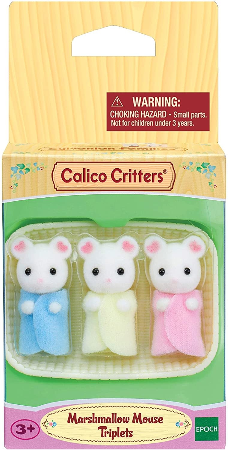 Marshmallow Mouse Triplets - Wit & Whimsy Toys