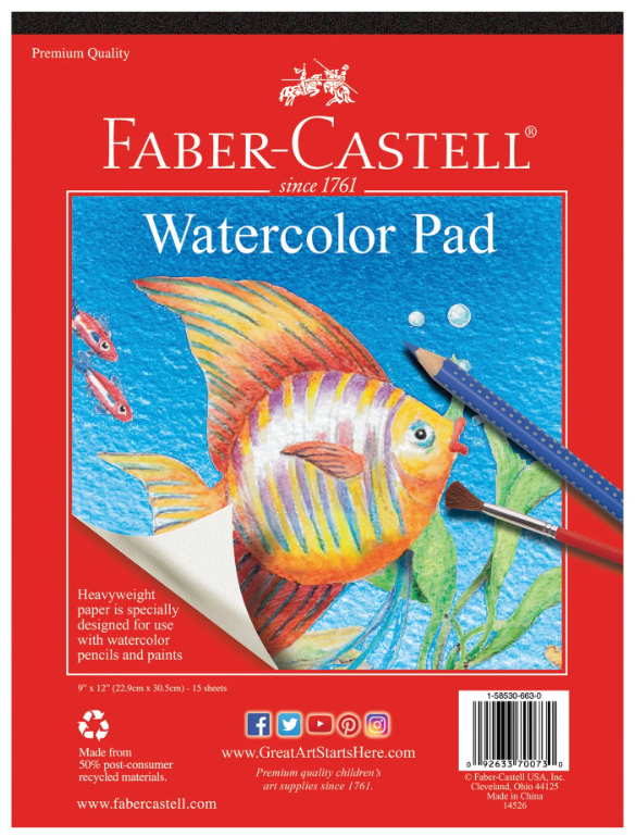 Watercolor Paper Pad - Wit & Whimsy Toys