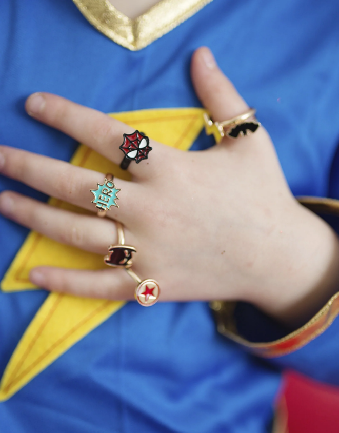 Superhero Rings - Wit & Whimsy Toys