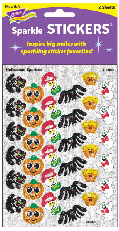 Halloween Sparkles Stickers - Wit & Whimsy Toys