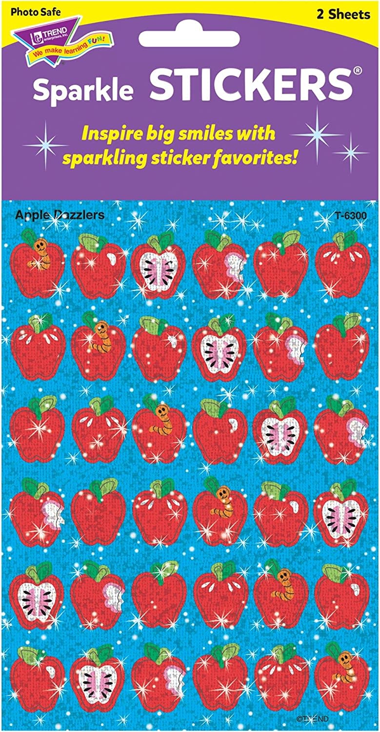 Apple Dazzlers Stickers - Wit & Whimsy Toys