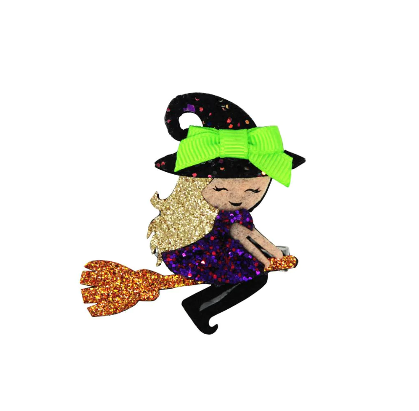 Halloween Spooky Sparkle Hair Clip - Wit & Whimsy Toys