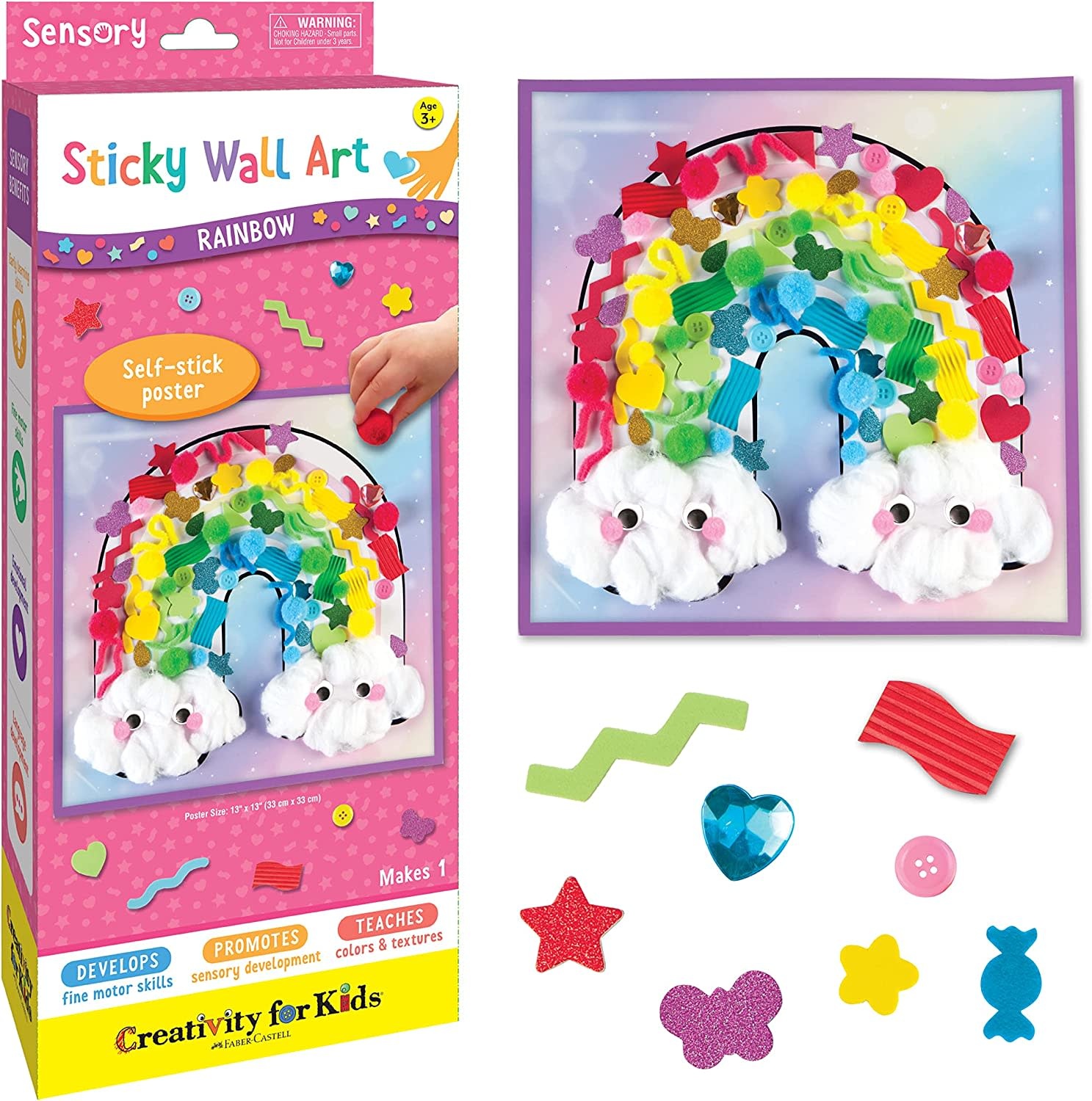 Sticky Wall Art: Rainbow - Wit & Whimsy Toys
