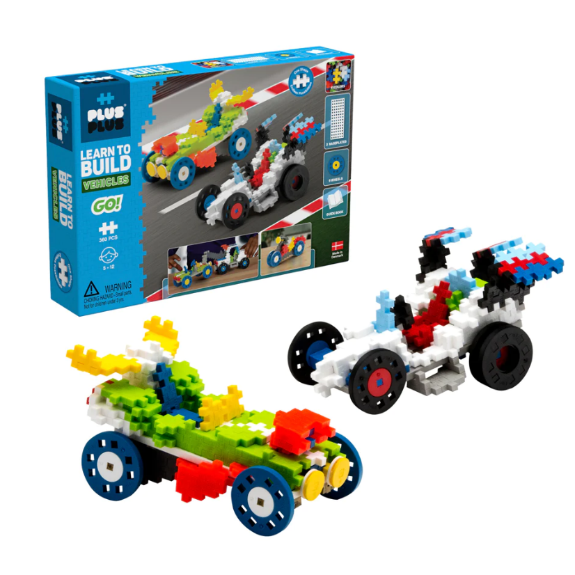 Plus Plus Learn to Build Vehicles - Wit & Whimsy Toys