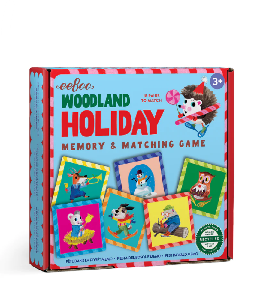 Woodland Holiday Little Memory Matching Game - Wit & Whimsy Toys
