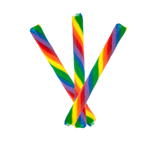 Rainbow Cherry Candy Stick - Wit & Whimsy Toys