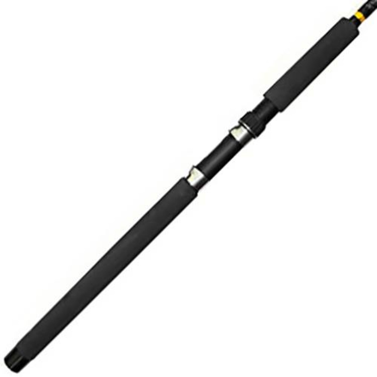 EAGLE CLAW 8'6" STARFIRE MH FIBERGLASS DOWNRIGGER ROD 8-20# 2-PC - All ...