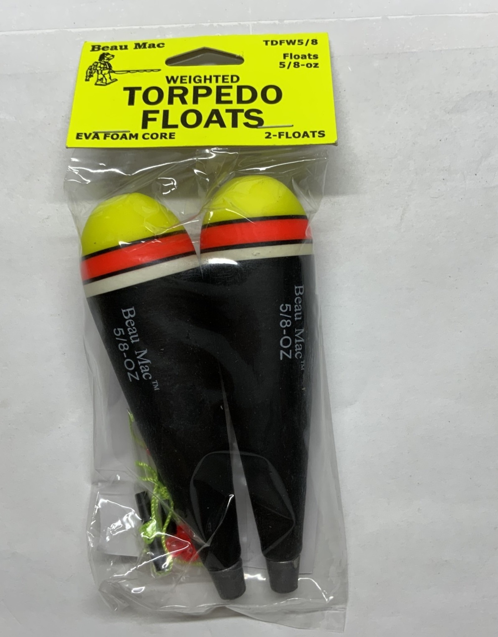 BEAU MAC-SMI Beau Mac Float Torpedo EVA Wtg'd floats 5/8-oz 2pk - All ...