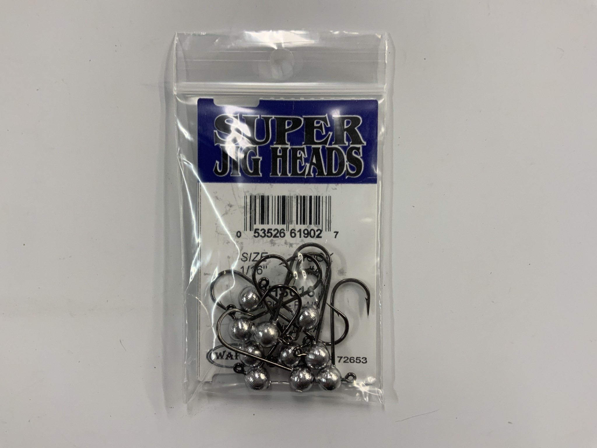 SUPER JIG HEADS, 1/16 PLAIN - All Seasons Sports, Inc