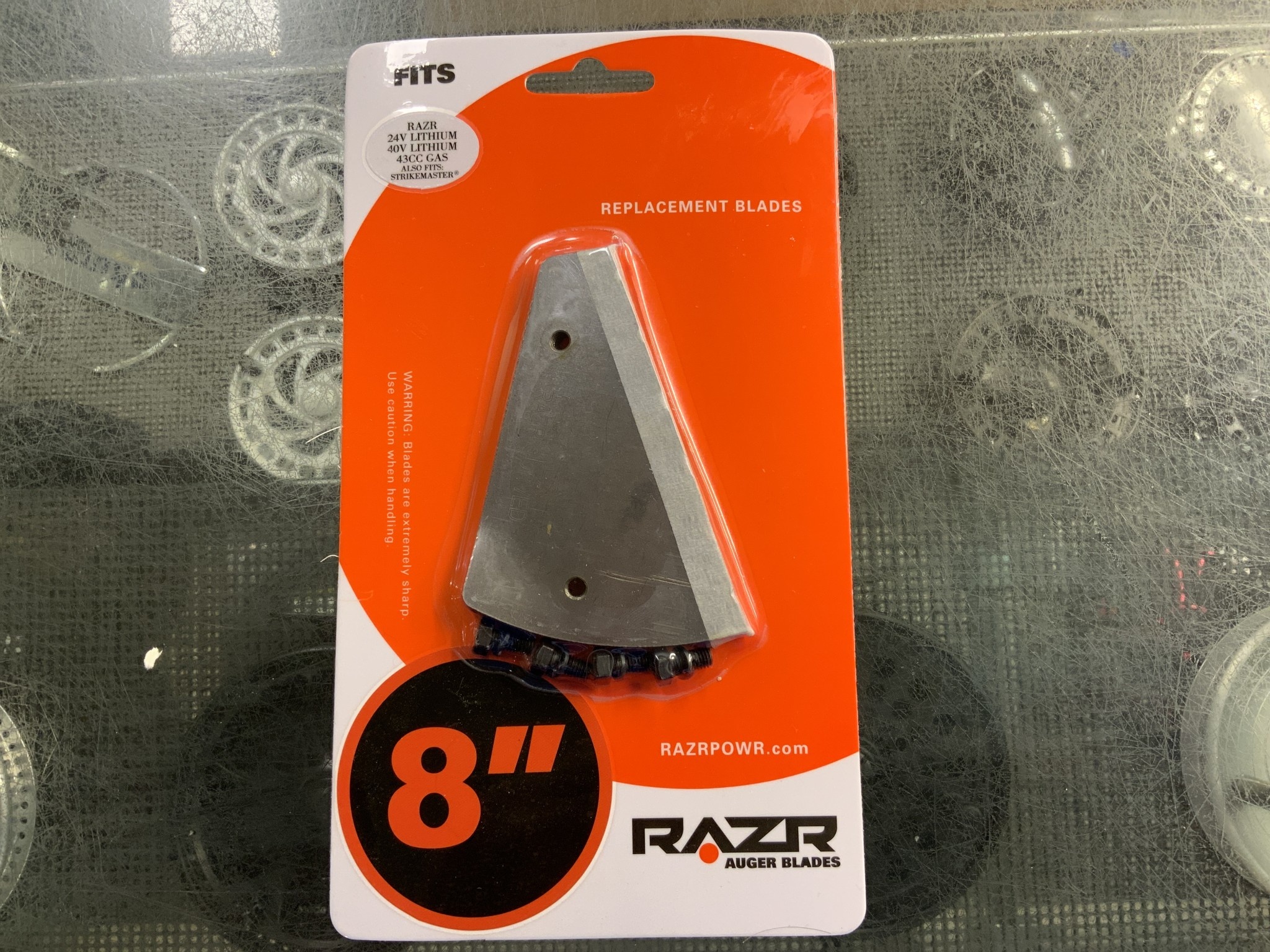 Razr RAZR POWR PRO BLADES 8"(CURVED/LAZER STYLE w/SERRATIONS) - All ...