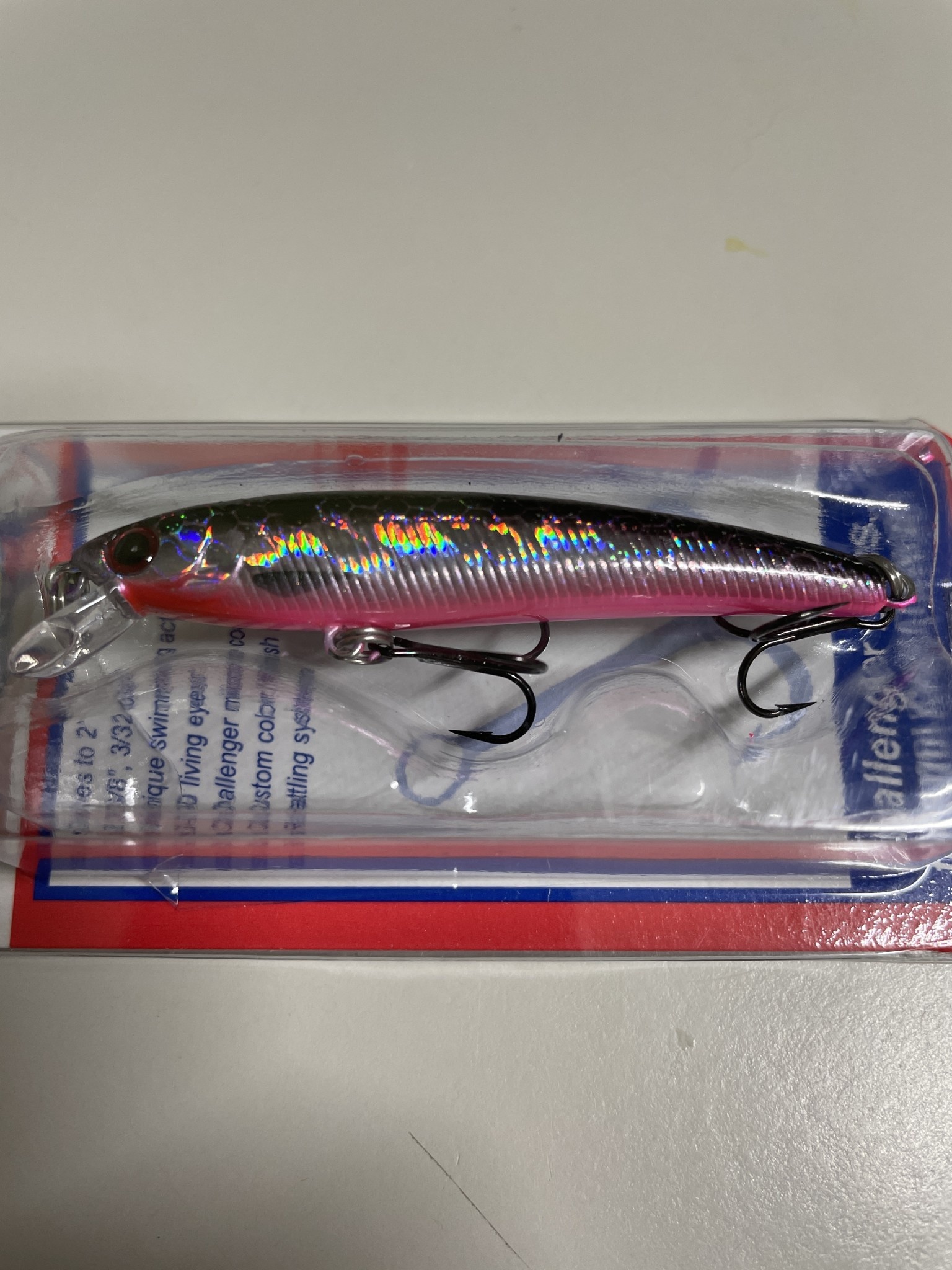 Challenger Lures JL034-720 CHALLENGER MICRO FLOATING MINNOW 2-3/8” 3/32 ...