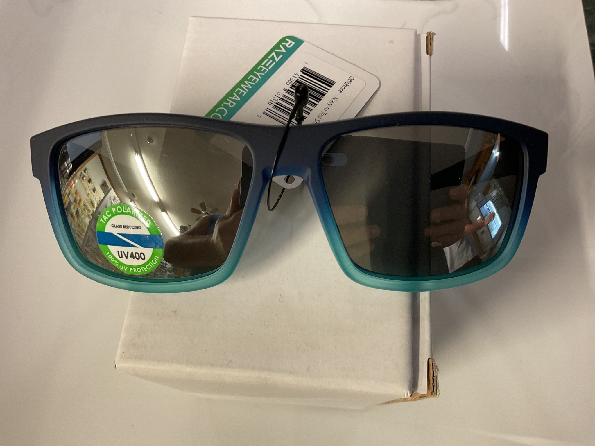 RAZE Eyewear Raze Eyewear 25541 OFFSHORE NAVY - BLUE SMOKE POLARIZED ...