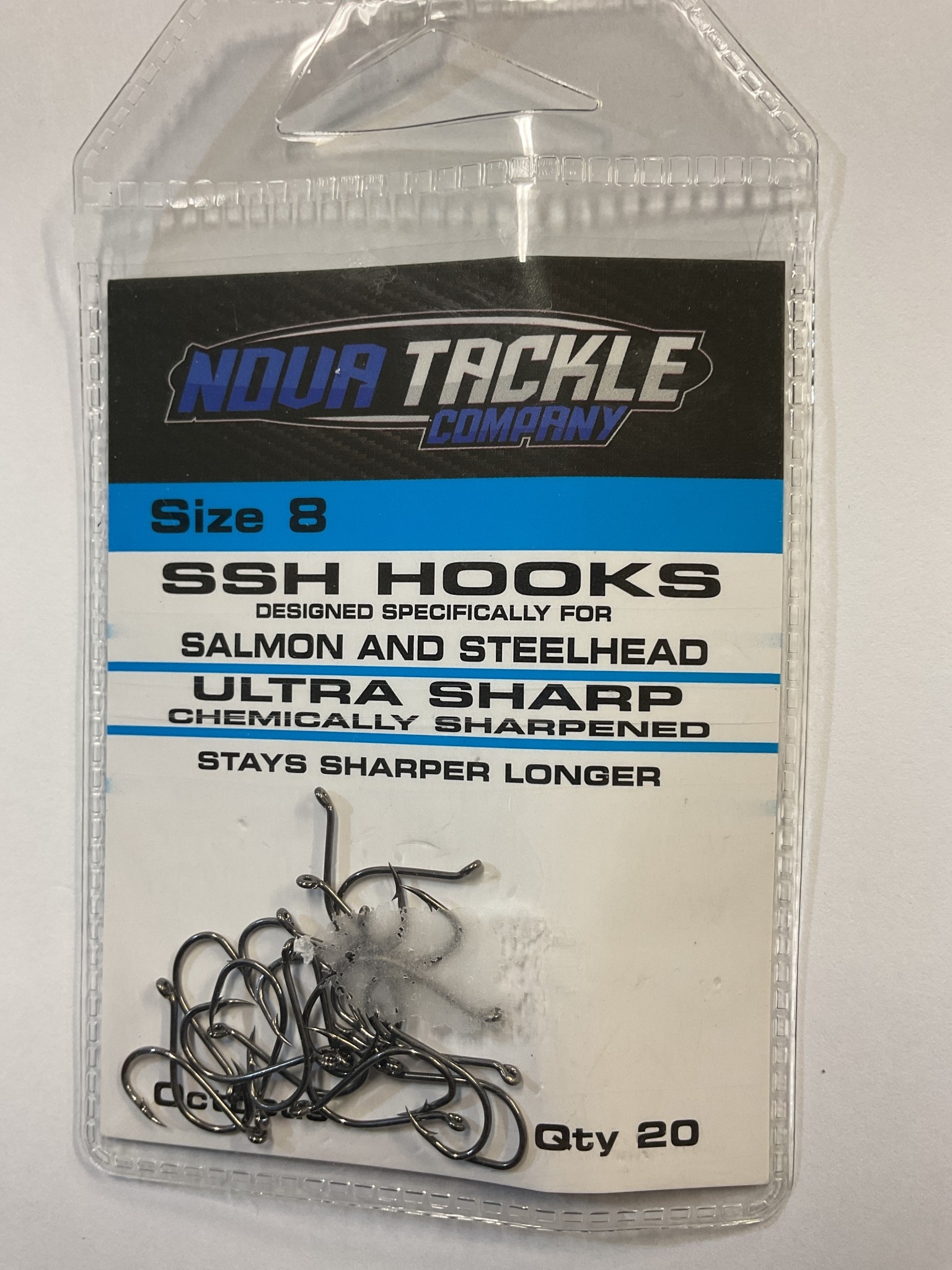 NOVA TACKLE COMPANY Nova SSH Octopus Hooks #8 20 pack - All Seasons ...
